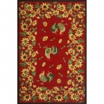 Rooster Garnet | | SKU: HRROOSG | Rugs